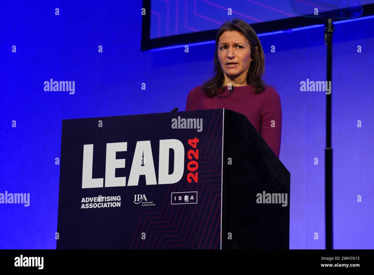 Lucy Frazer, Secretary of State for Culture, Media, and Sport, speaking ...