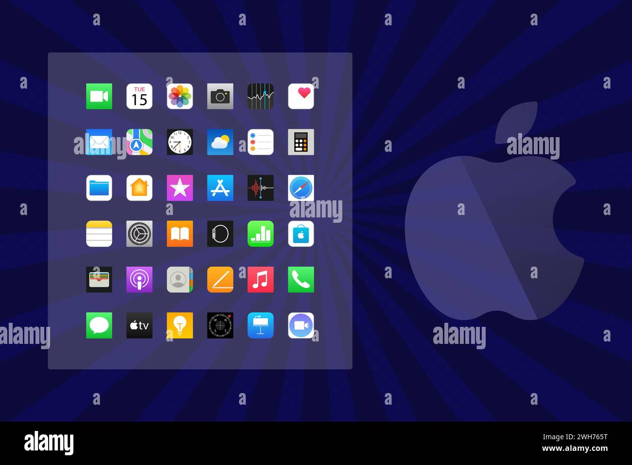 Iphone gallery app Stock Vector Images - Alamy