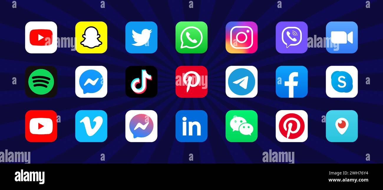 Wechat background Stock Vector Images - Alamy