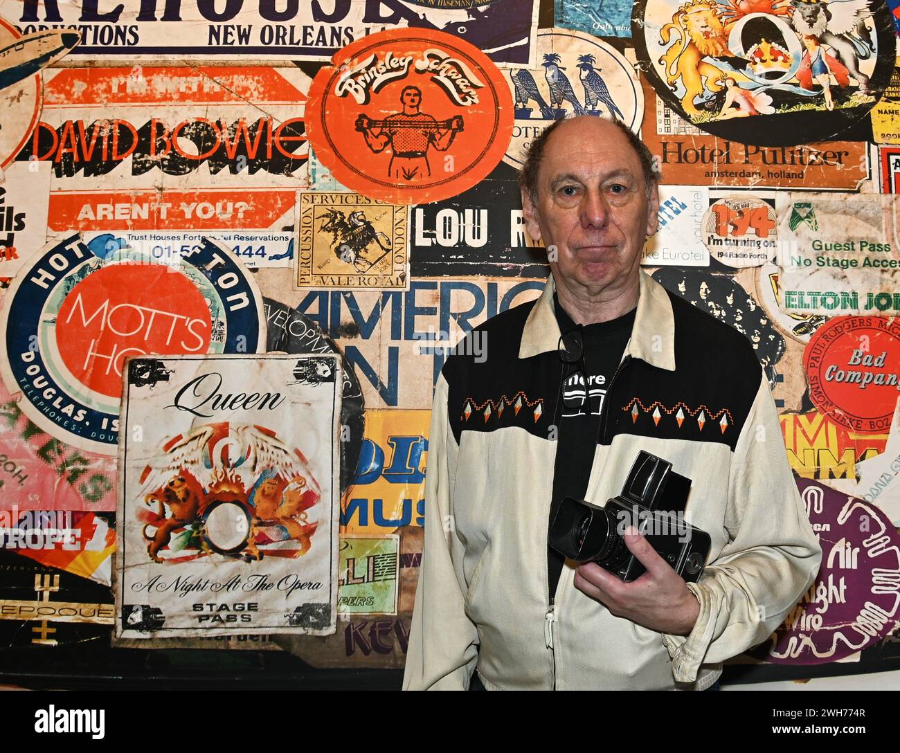 Milan, . 08th Feb, 2024. Milan, Italy QUEEN UNSEEN show of Peter Hince ...