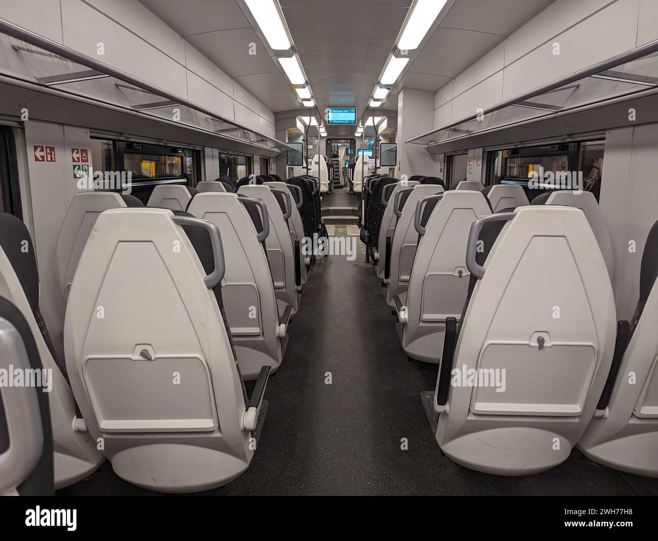 Interior Of A Regional ODEG Express Stock Photo - Alamy