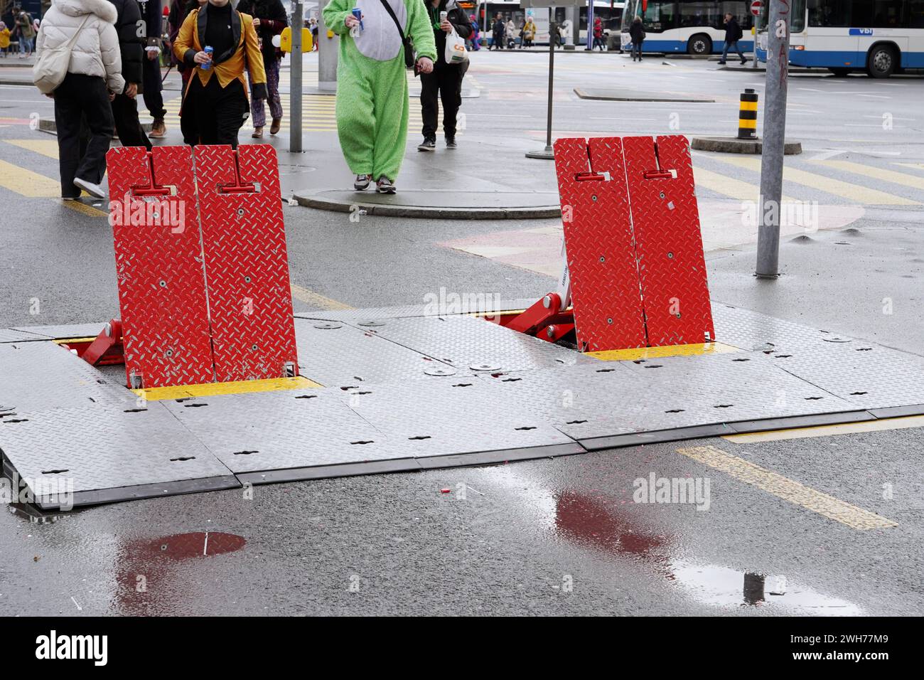 Anton Geisser 08.02.2024 Schweiz, Schmutziger Donnerstag. Luzerner ...