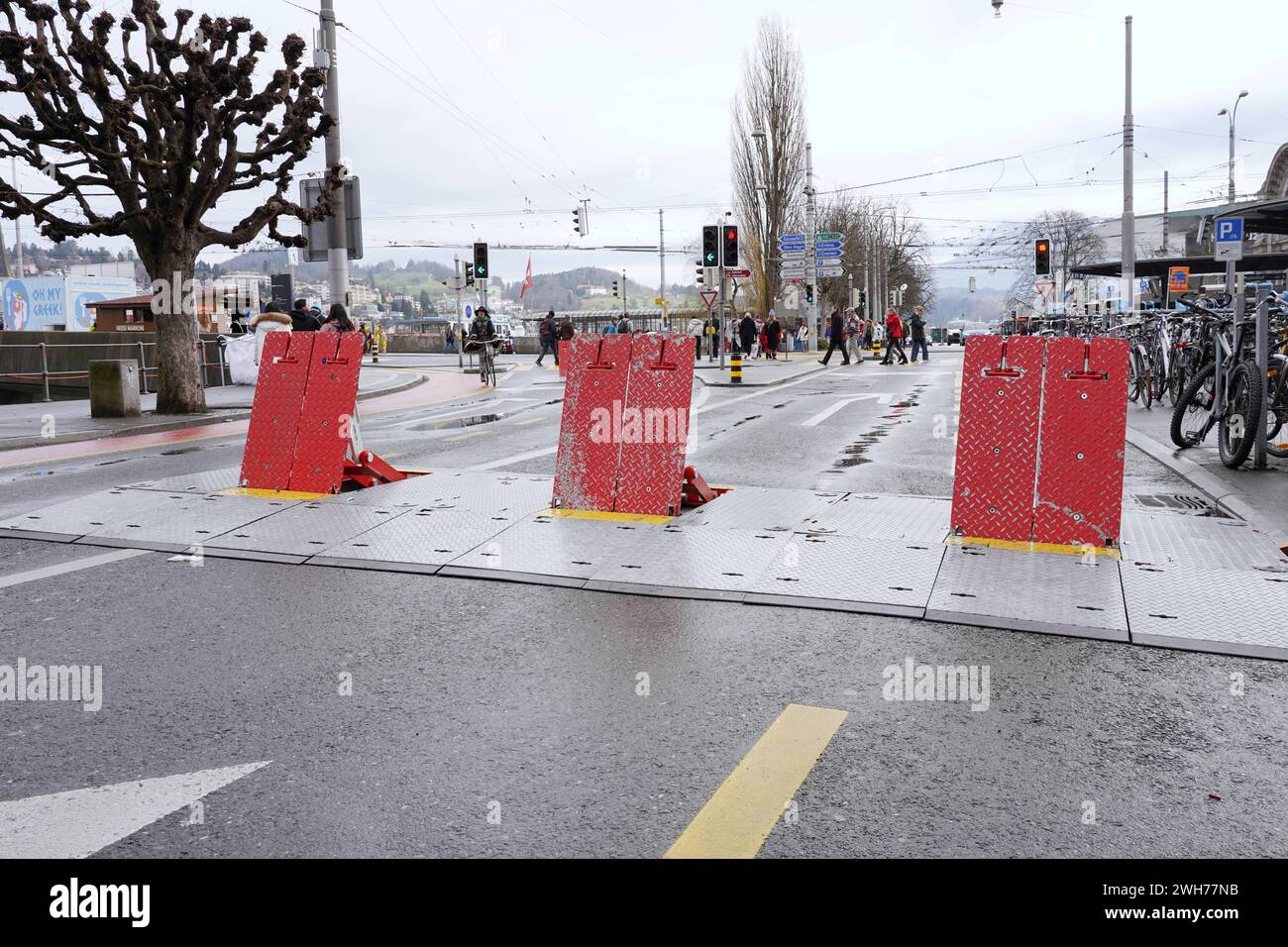 Anton Geisser 08.02.2024 Schweiz, Schmutziger Donnerstag. Luzerner ...