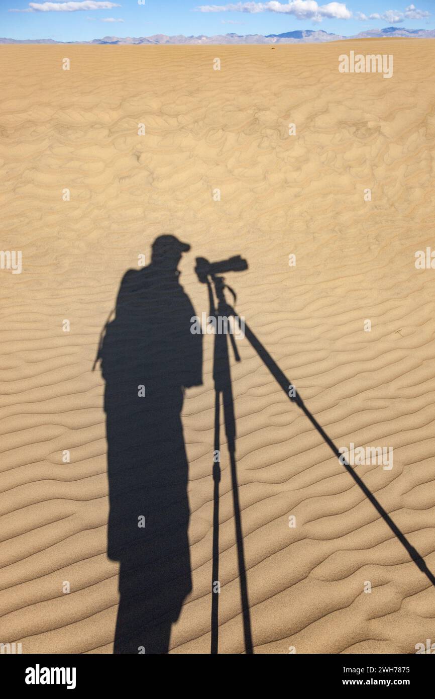 Shadow self portrait in landscape hi-res stock photography and images ...