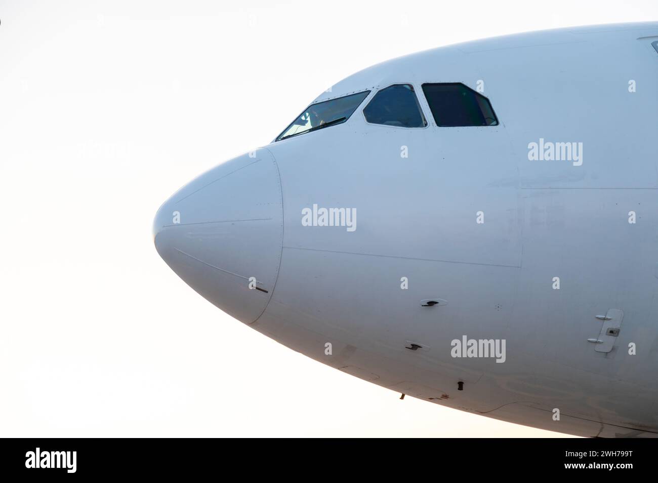 The nose cone of an airplane Stock Photo - Alamy