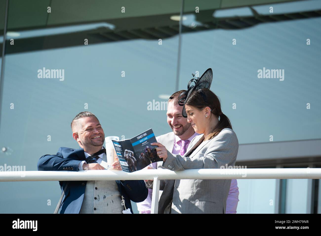 Ascot, Berkshire, UK. 3rd May, 2023. Racegoers at Ascot Racecourse at ...