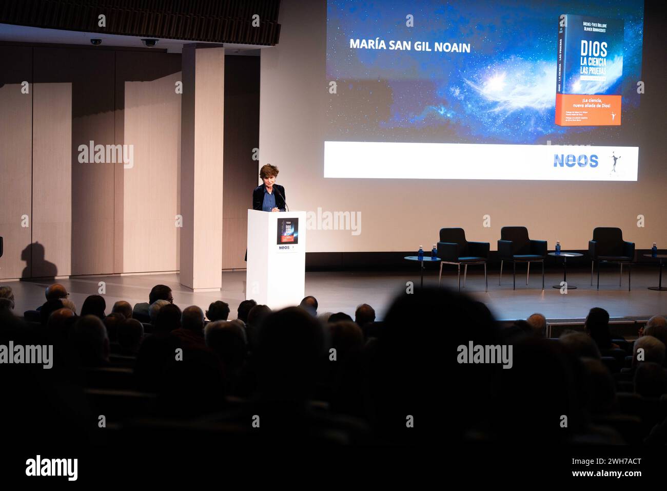 Maria San Gil during presentation of 'Dios. La ciencia. Las pruebas. El ...