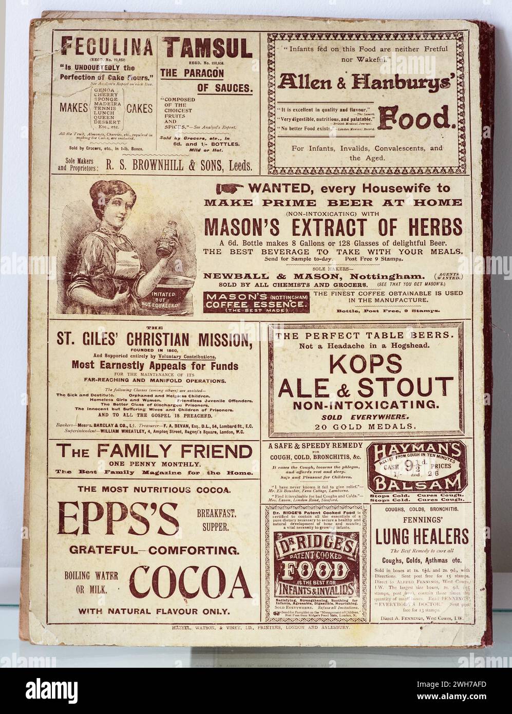 Images from 'The British Workman', S W Partridge & Co including period ...