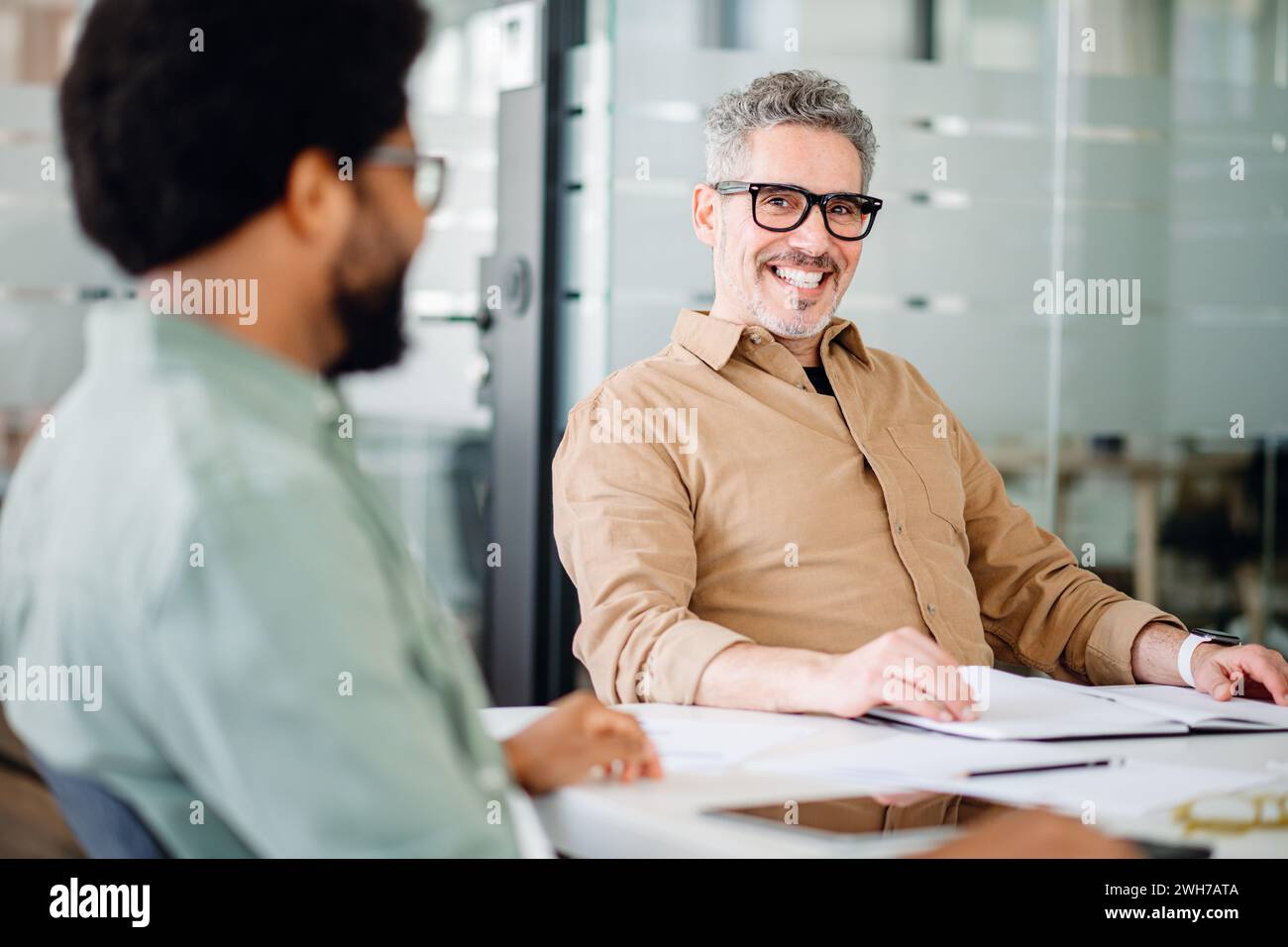 Affable coworker hi-res stock photography and images - Alamy