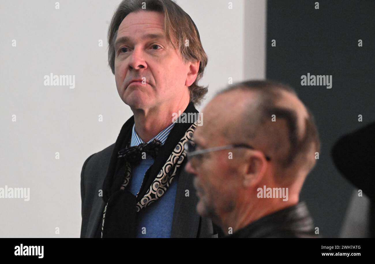 Munich, Germany. 08th Feb, 2024. Bernhard Maaz (l), Director General of ...