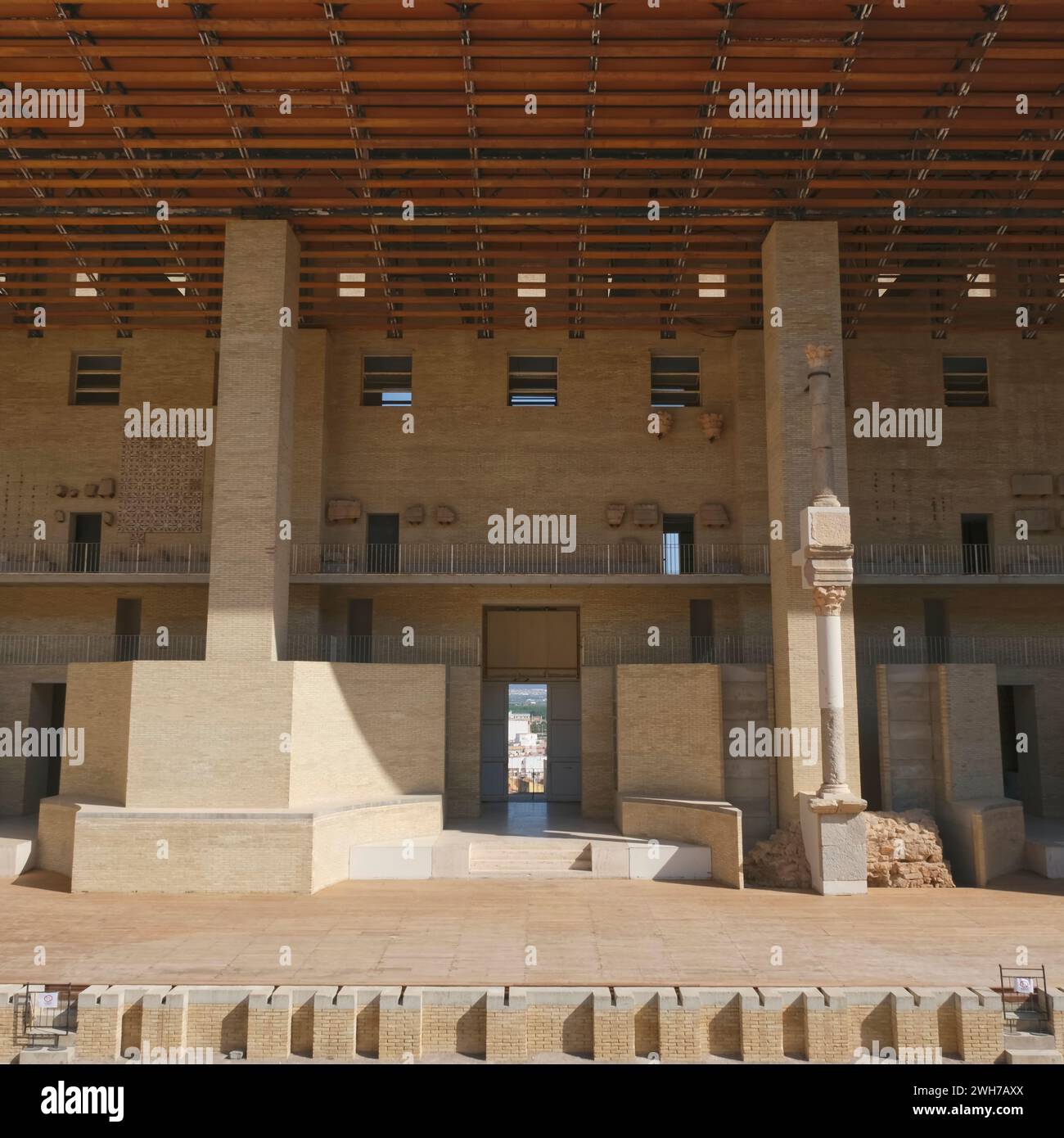 stage of the Roman Theatre, Sagunto, Valencia,Spain,Europe Stock Photo ...