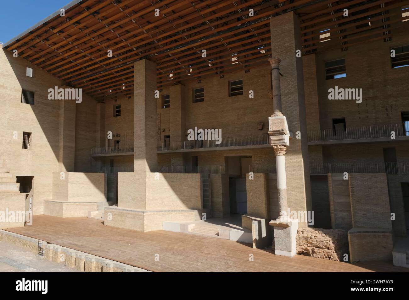 stage of the Roman Theatre, Sagunto, Valencia,Spain,Europe Stock Photo ...