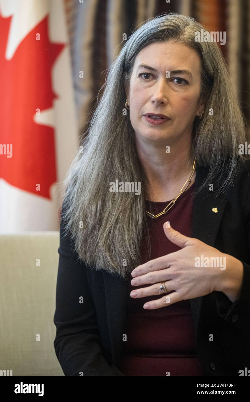 Prague, Czech Republic. 05th Feb, 2024. Canadian Ambassador to the ...