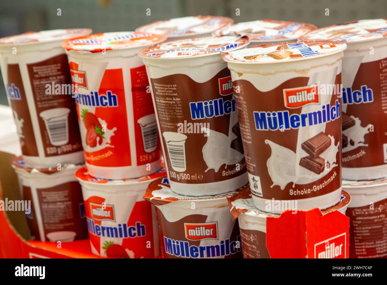 Februar 2024: Müllermilch im Supermarkt *** February 2024 Garbage milk ...