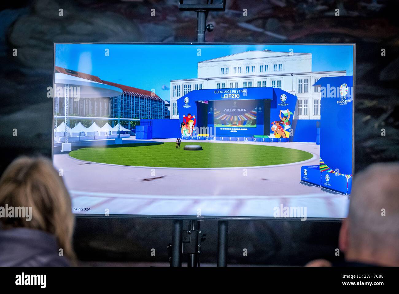 Fan Zone Augustusplatz zur UEFA EURO 2024Ã in Leipzig: Ein zentraler ...