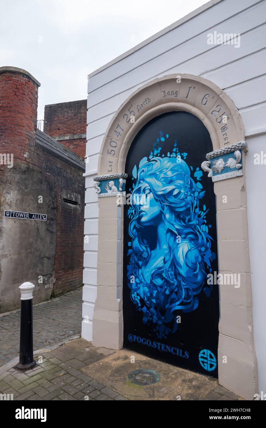 Mira by French Artist Pogo at Capstan House Tower Street Old Portsmouth ...