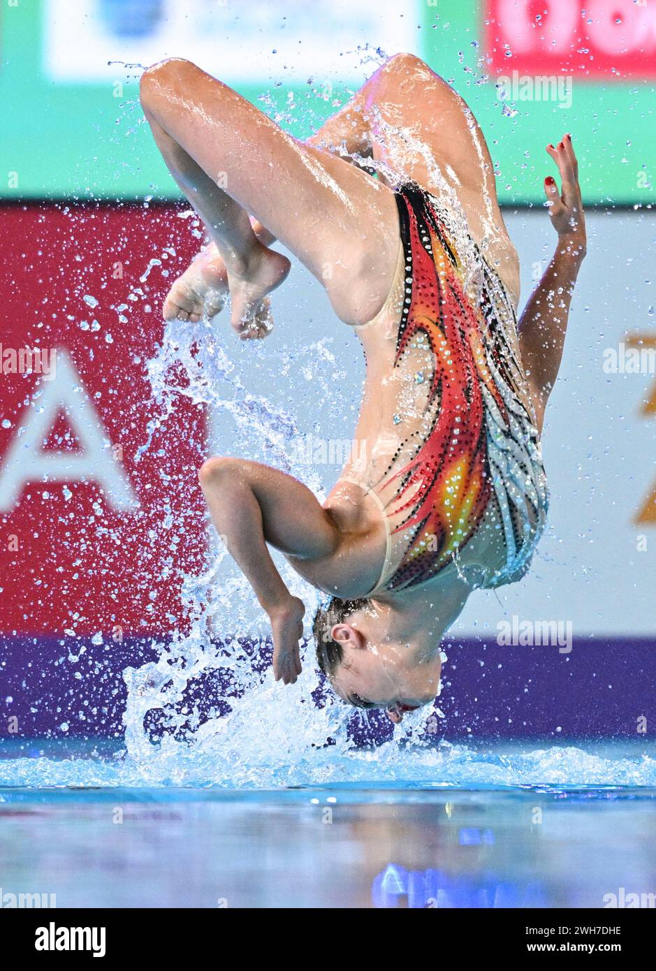 Doha, Qatar. 8th Feb, 2024. Kate Shortman/Isabelle Thorpe of Britain ...