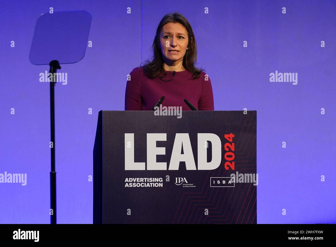 Lucy Frazer, Secretary of State for Culture, Media, and Sport, speaking ...