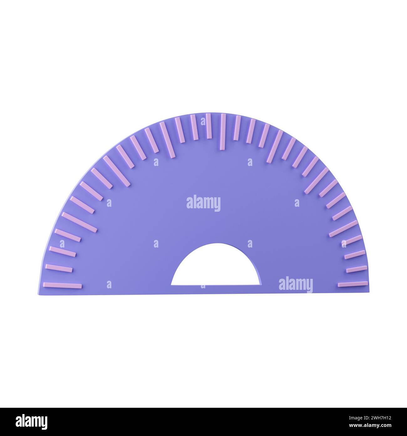3d protractor. Back to school and education concept. isolated on ...