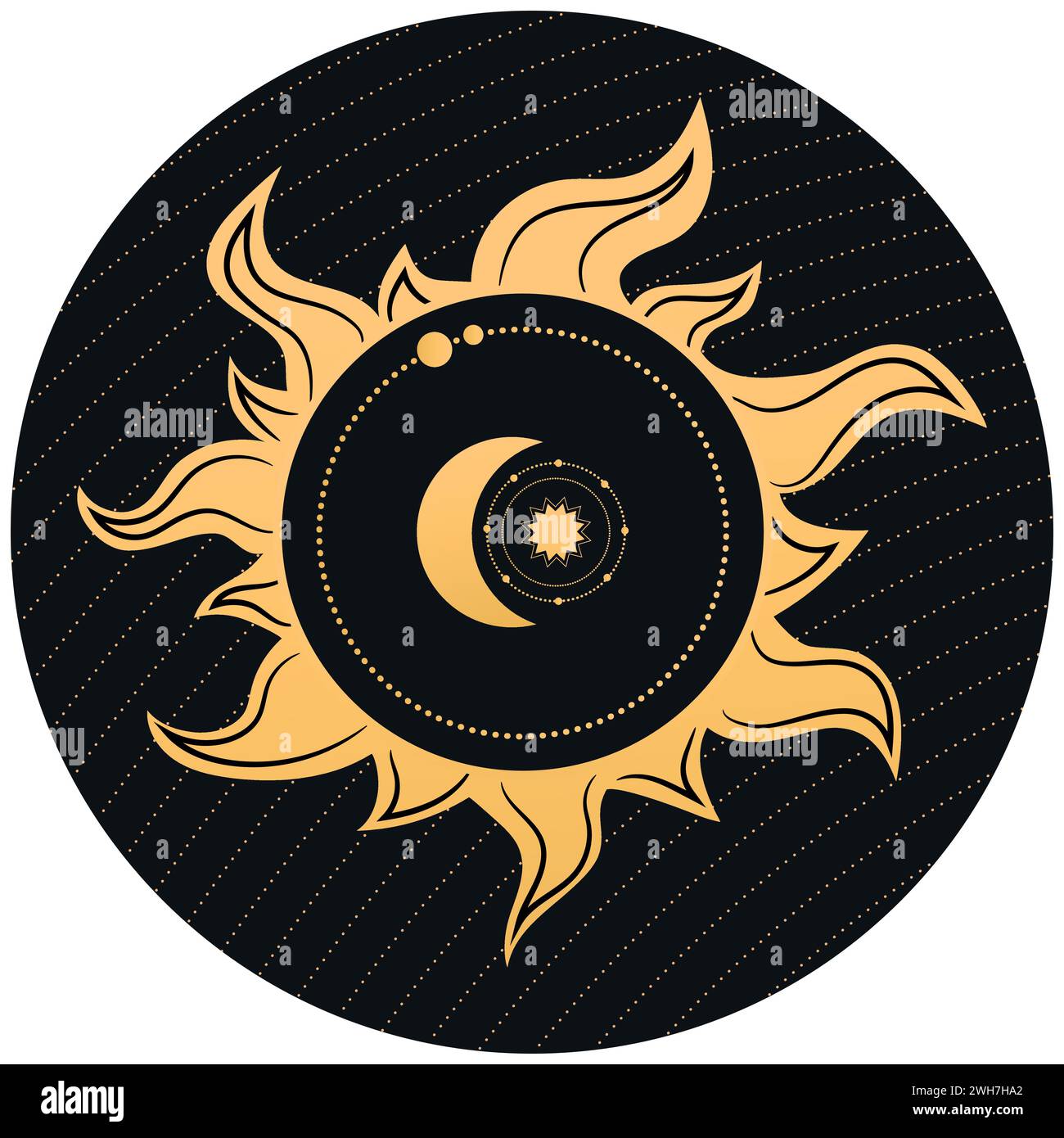 Abstract magic star orbit Cut Out Stock Images & Pictures - Alamy