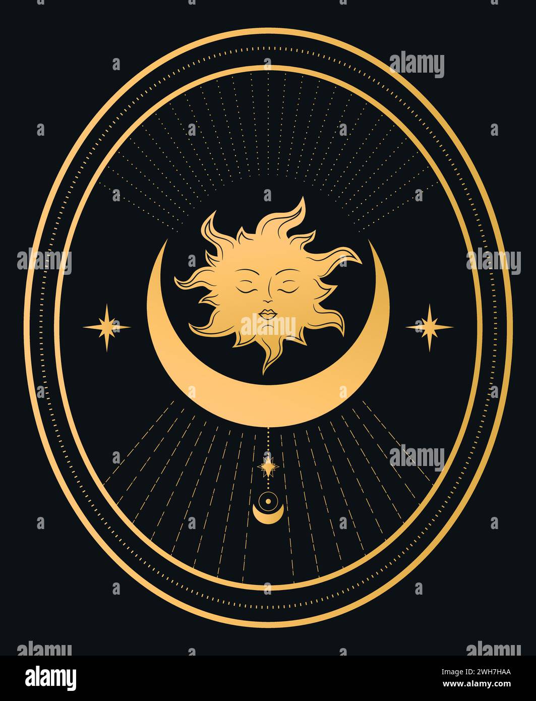 Black sun Stock Vector Images - Alamy