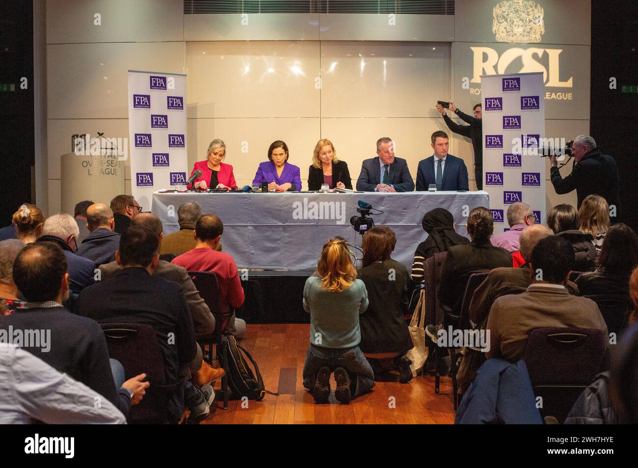 London, England, UK. 8th Feb, 2024. (Left to Right )First Minister of ...