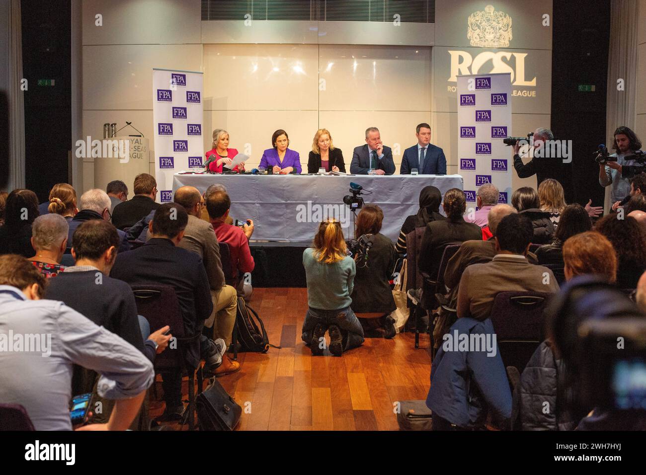 London, England, UK. 8th Feb, 2024. (Left to Right )First Minister of ...