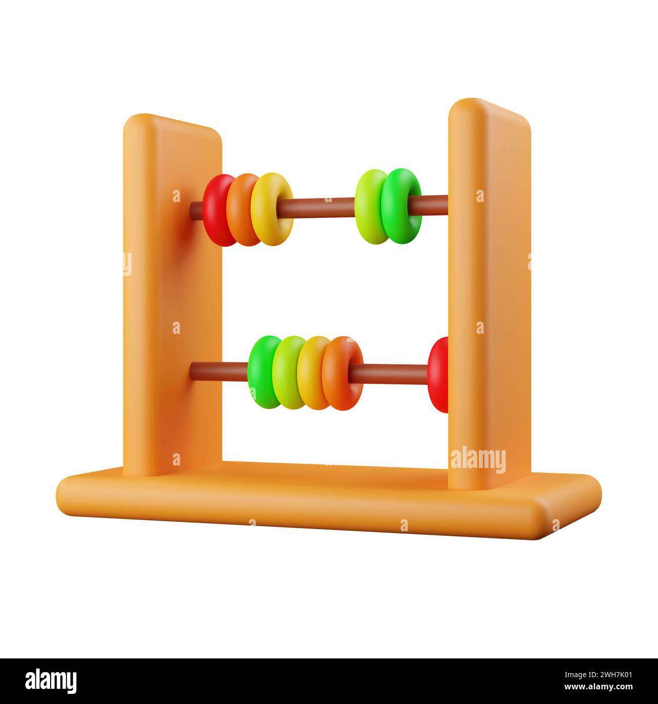 3d Abacus .arithmetic game learn counting number concept. finance ...
