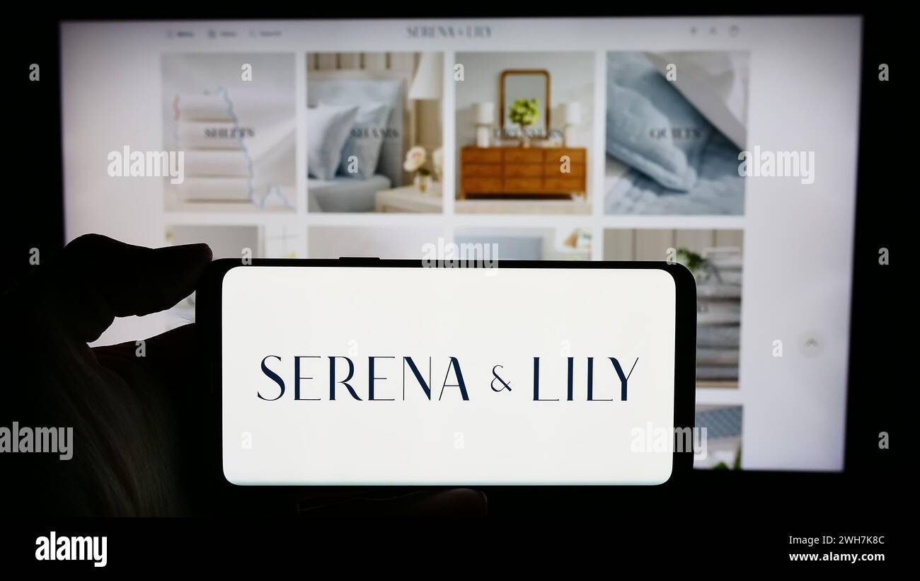 Serena lily logo hi-res stock photography and images - Alamy