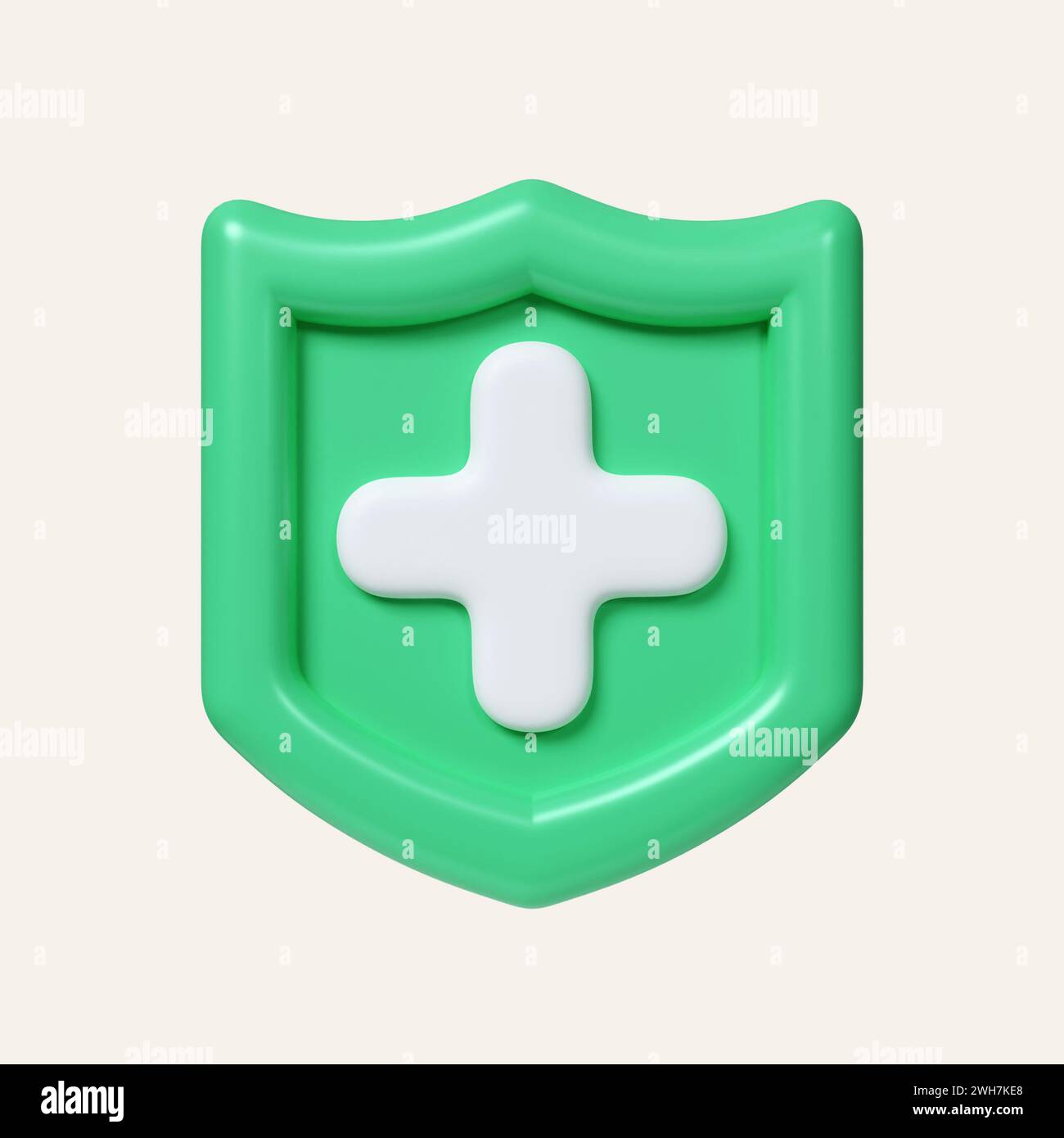 3d medical guard shield. Protection of health from diseases. icon ...