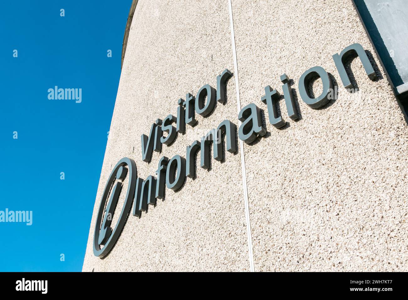 UK visitor information sign Stock Photo - Alamy