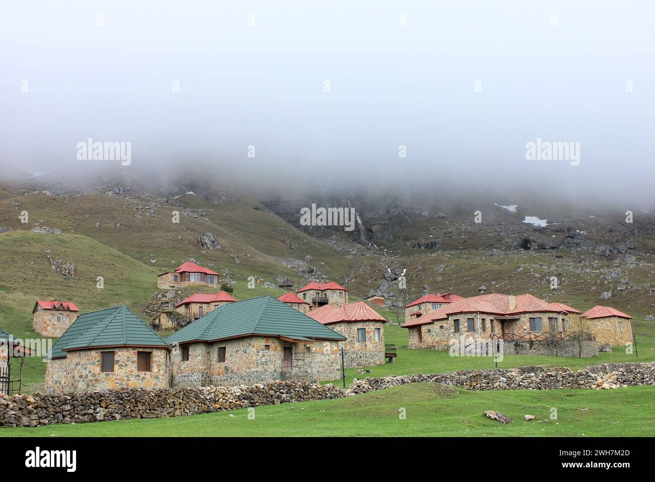 Suvar. Kusar region. Azerbaijan. 04.17.2016. A beautiful recreation ...