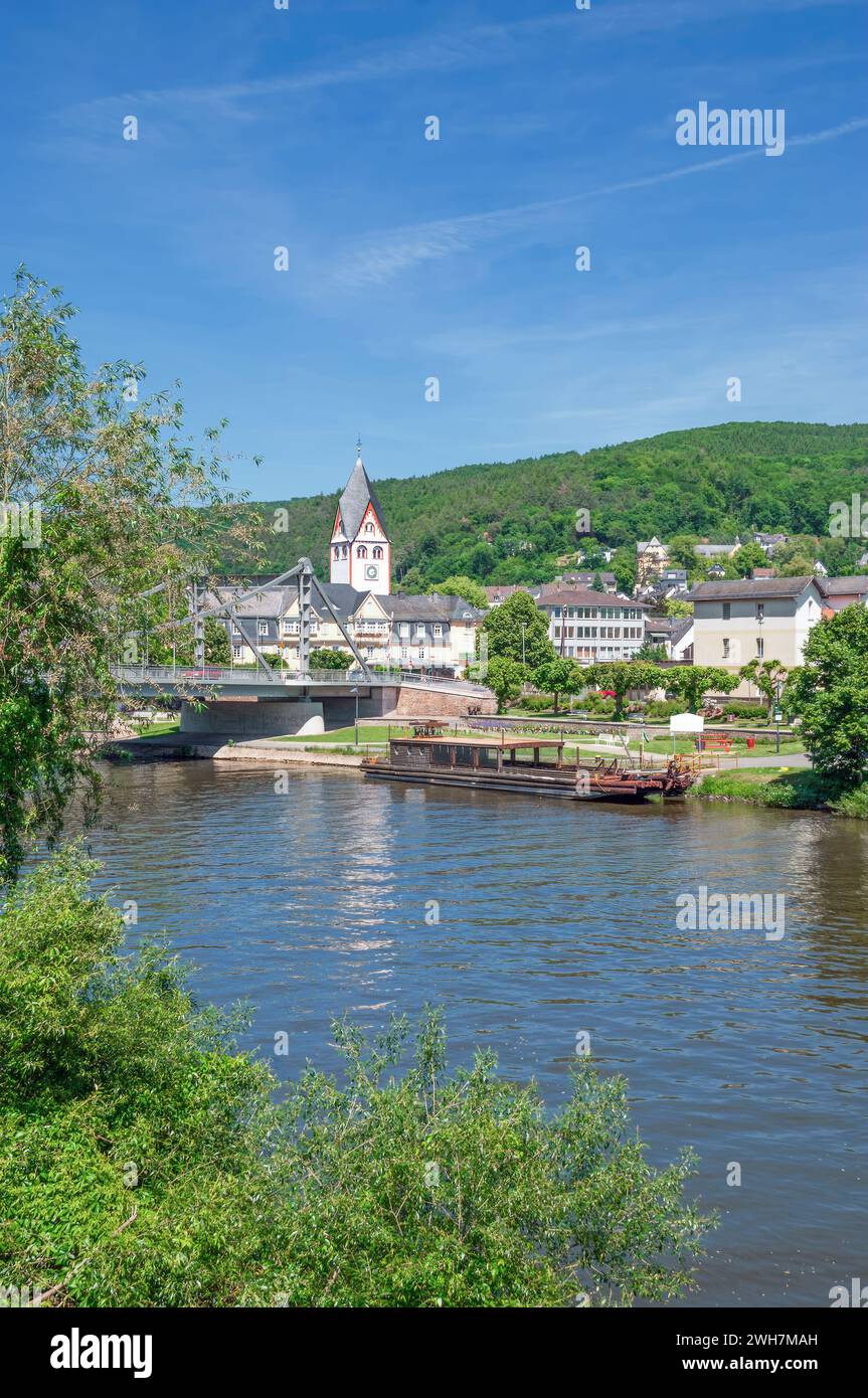 climatic Health Resort of Nassau (Lahn) at Lahn River,Rhineland ...
