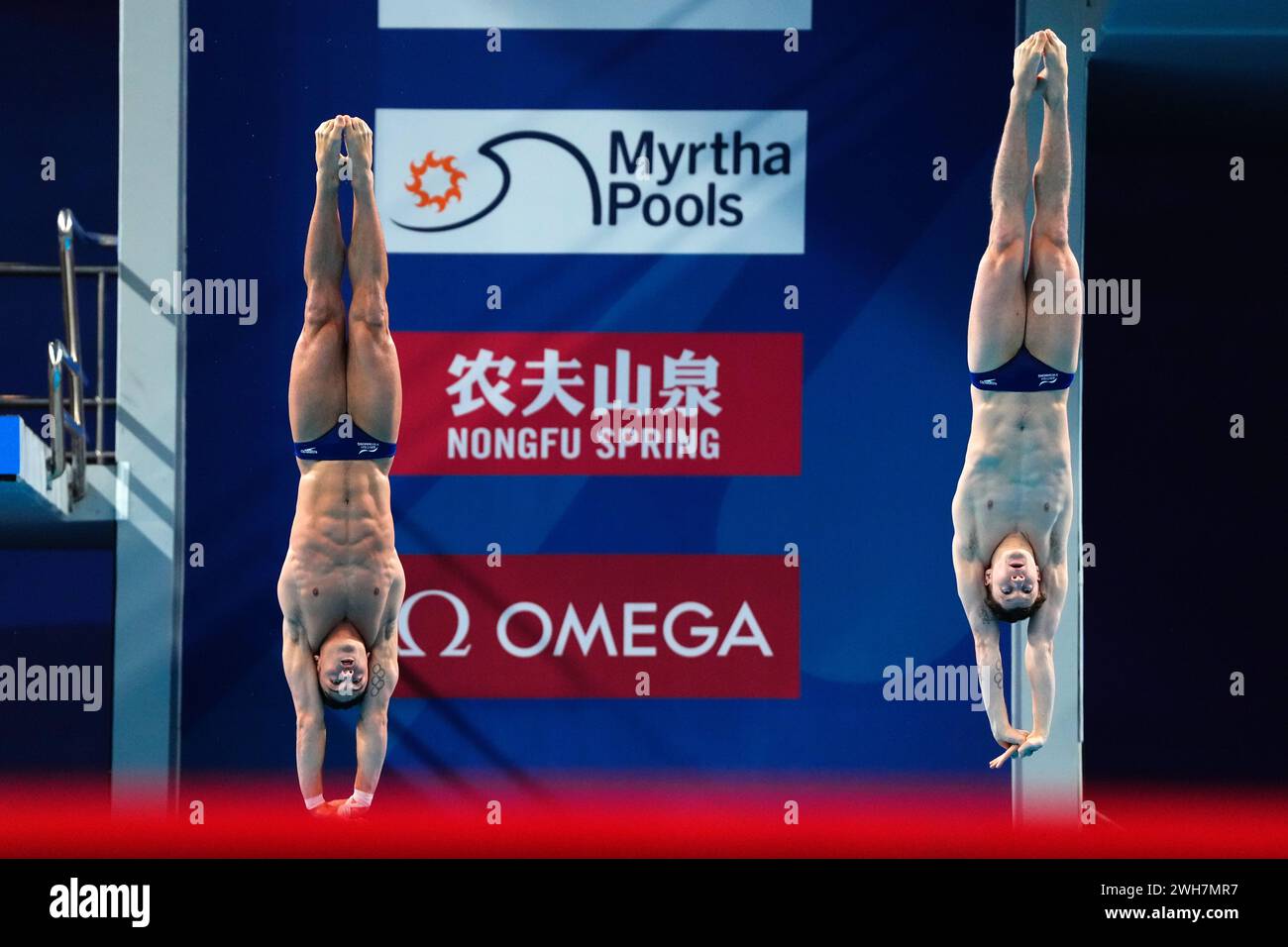 Thomas Daley and Noah Williams of Great Britain compete during the Men ...