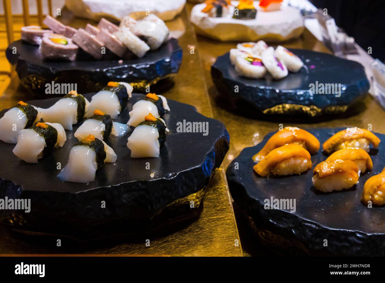 Vegan Sushi that looks like real Japanese Sushi in Taipei Taiwan Stock ...