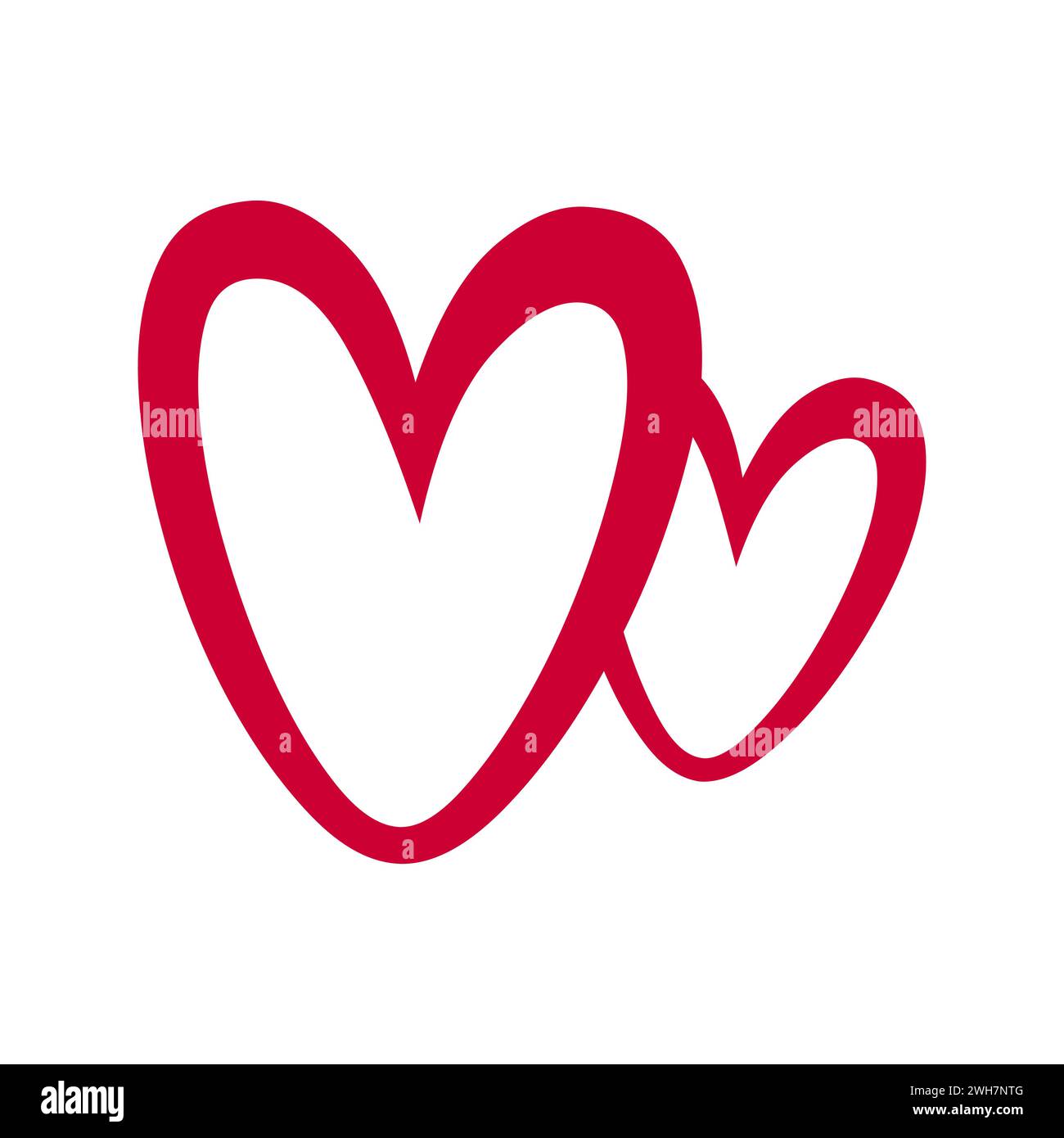 Hearts icon Stock Vector Images - Alamy