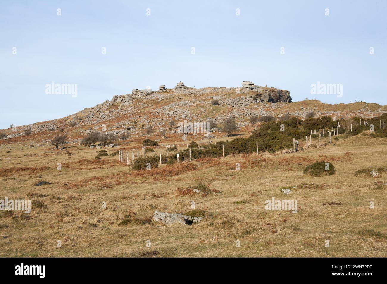 The Cheesewring on Bodmin Moor, Cornwall in the United Kingdom Stock ...