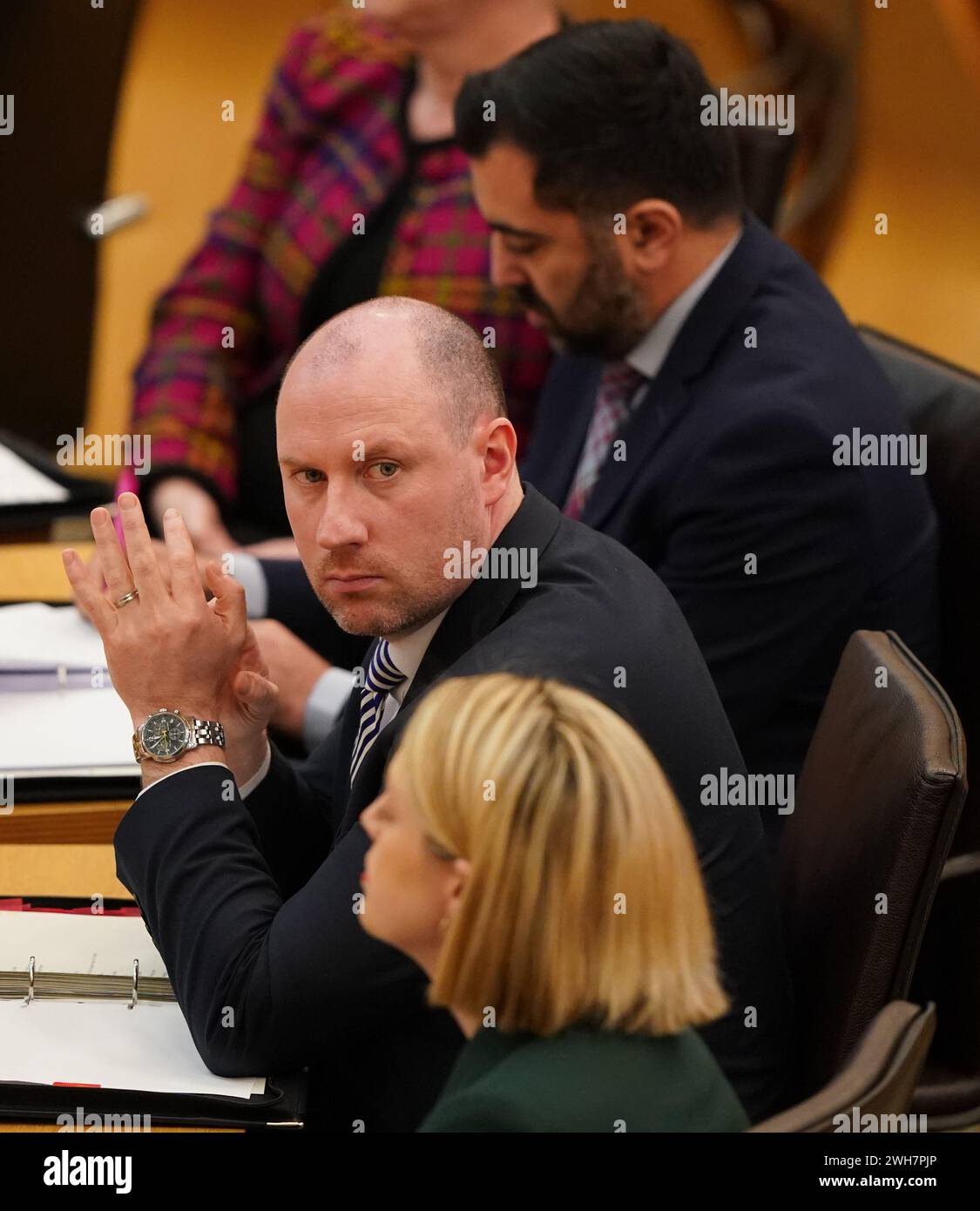 Scottish cabinet secretary for wellbeing economy hi-res stock ...