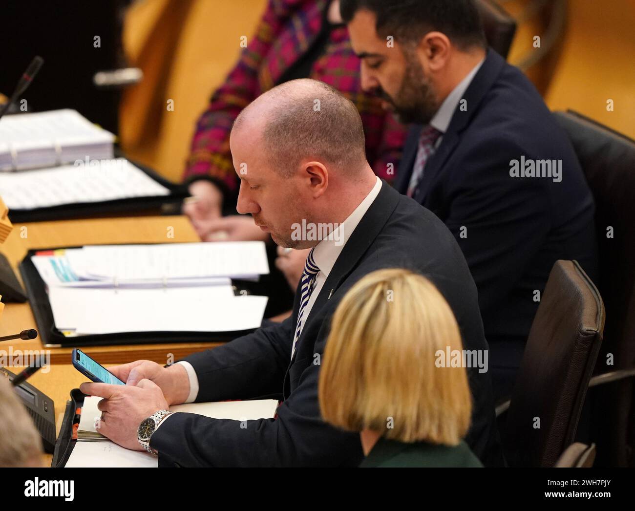 Scottish cabinet secretary for wellbeing economy hi-res stock ...