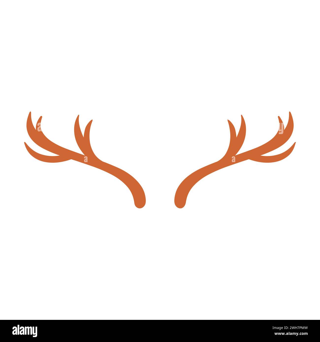 Antelope illustration vintage Cut Out Stock Images & Pictures - Alamy
