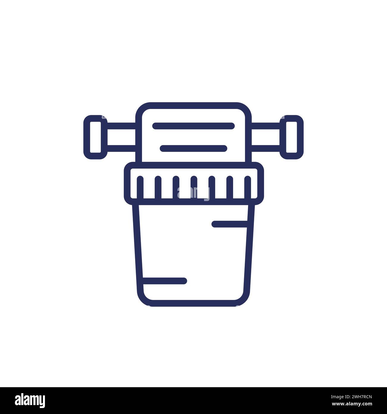 Clean filter icon outline Cut Out Stock Images & Pictures - Alamy