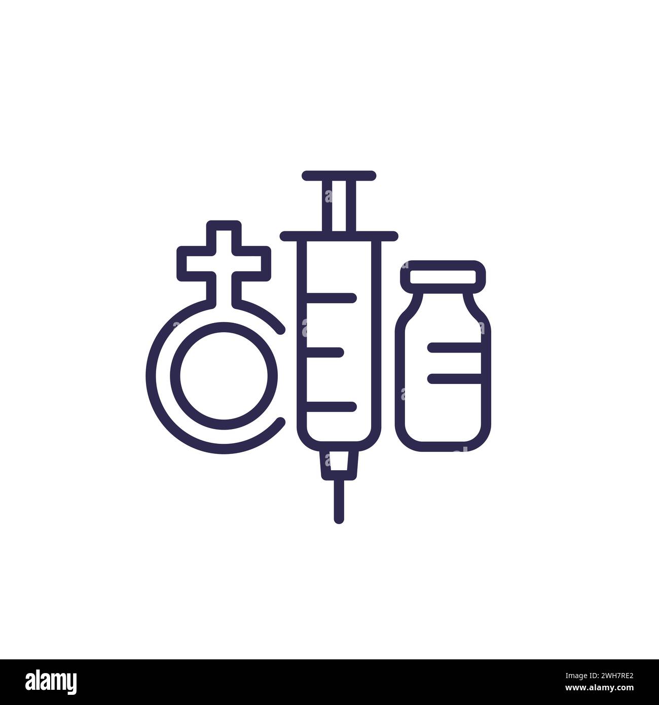 Estrogen injection Stock Vector Images - Alamy