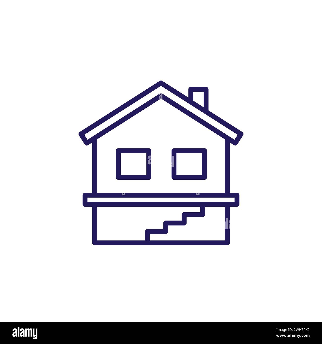 Cellar stairs Stock Vector Images - Alamy