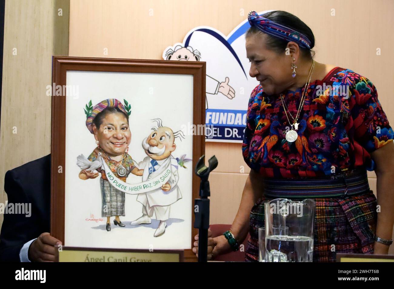 Mexico City, Mexico. 7th Feb, 2024. Rigoberta Menchu Tum, former Nobel ...