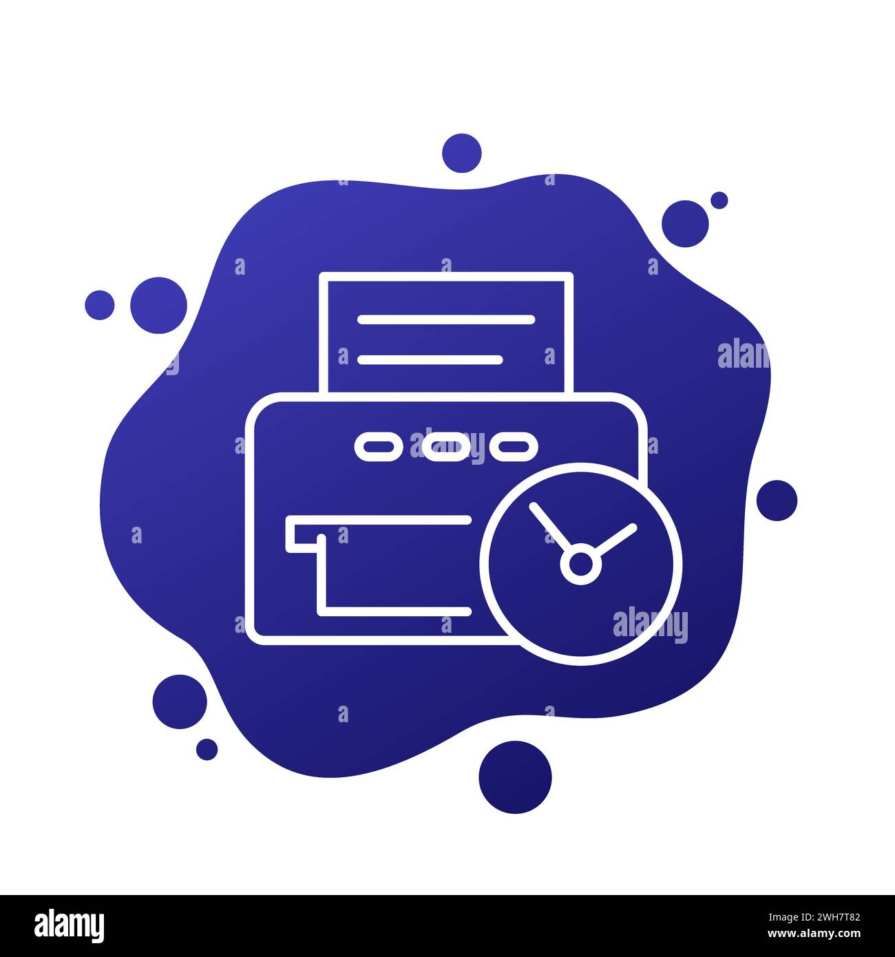 Printing time Stock Vector Images - Alamy