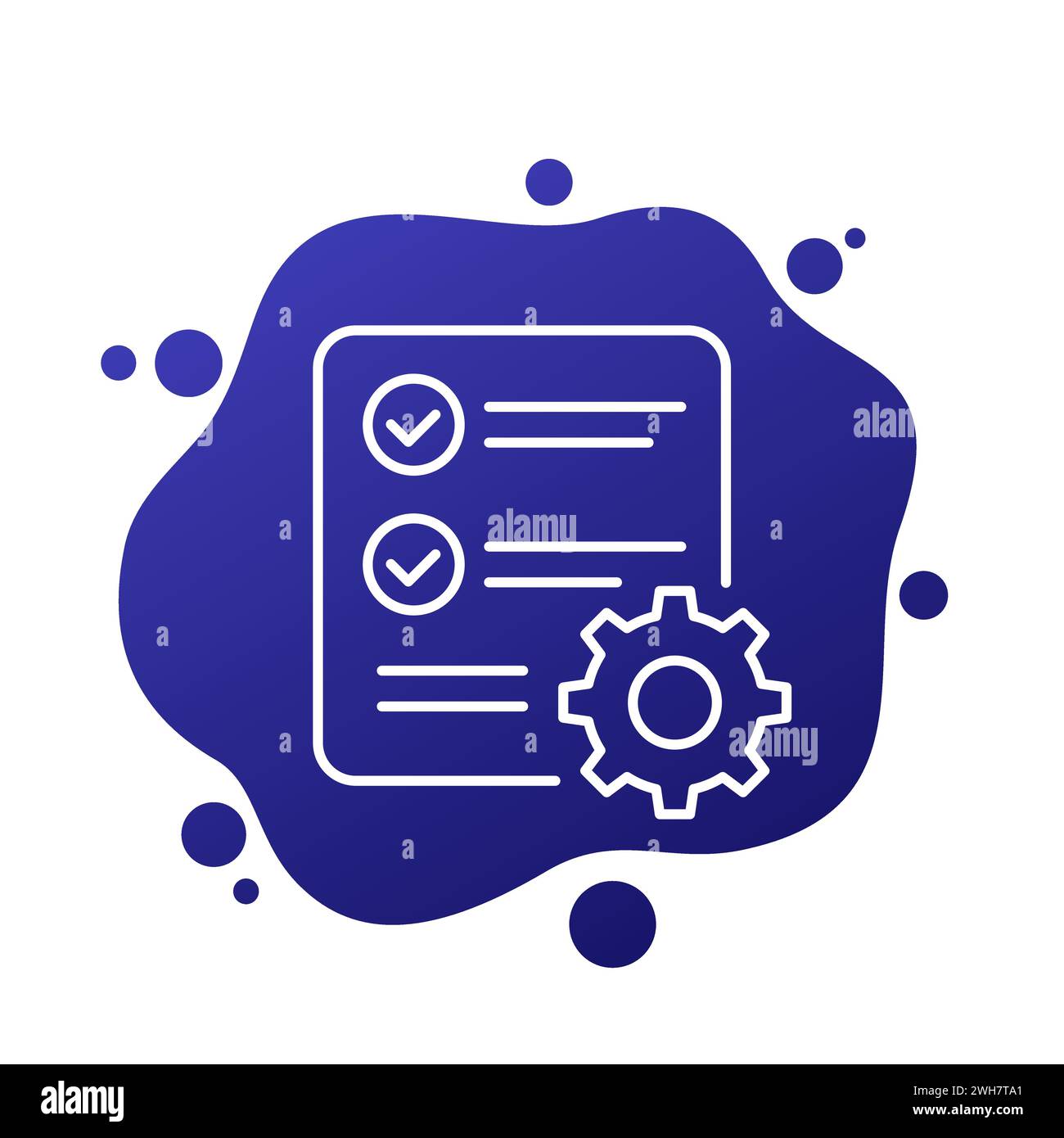 data processing line icon for apps or web Stock Vector Image & Art - Alamy