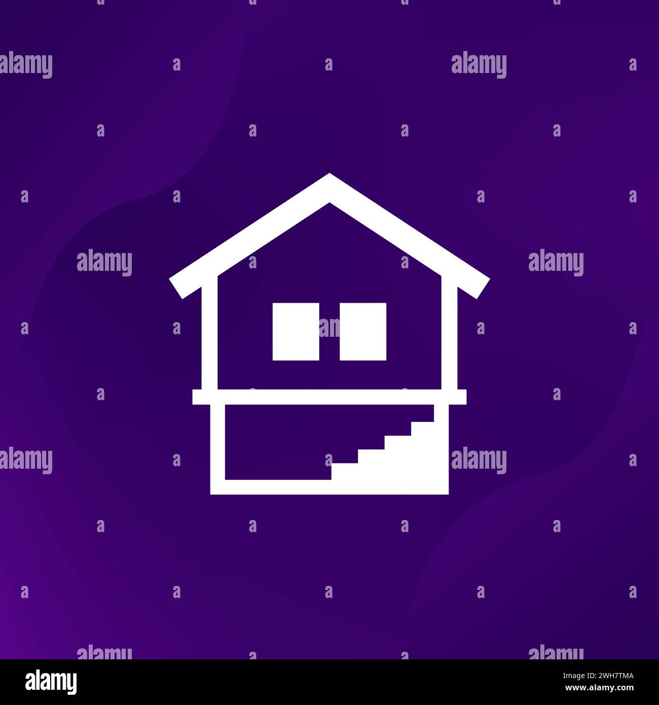 Building with a cellar Stock Vector Images - Alamy