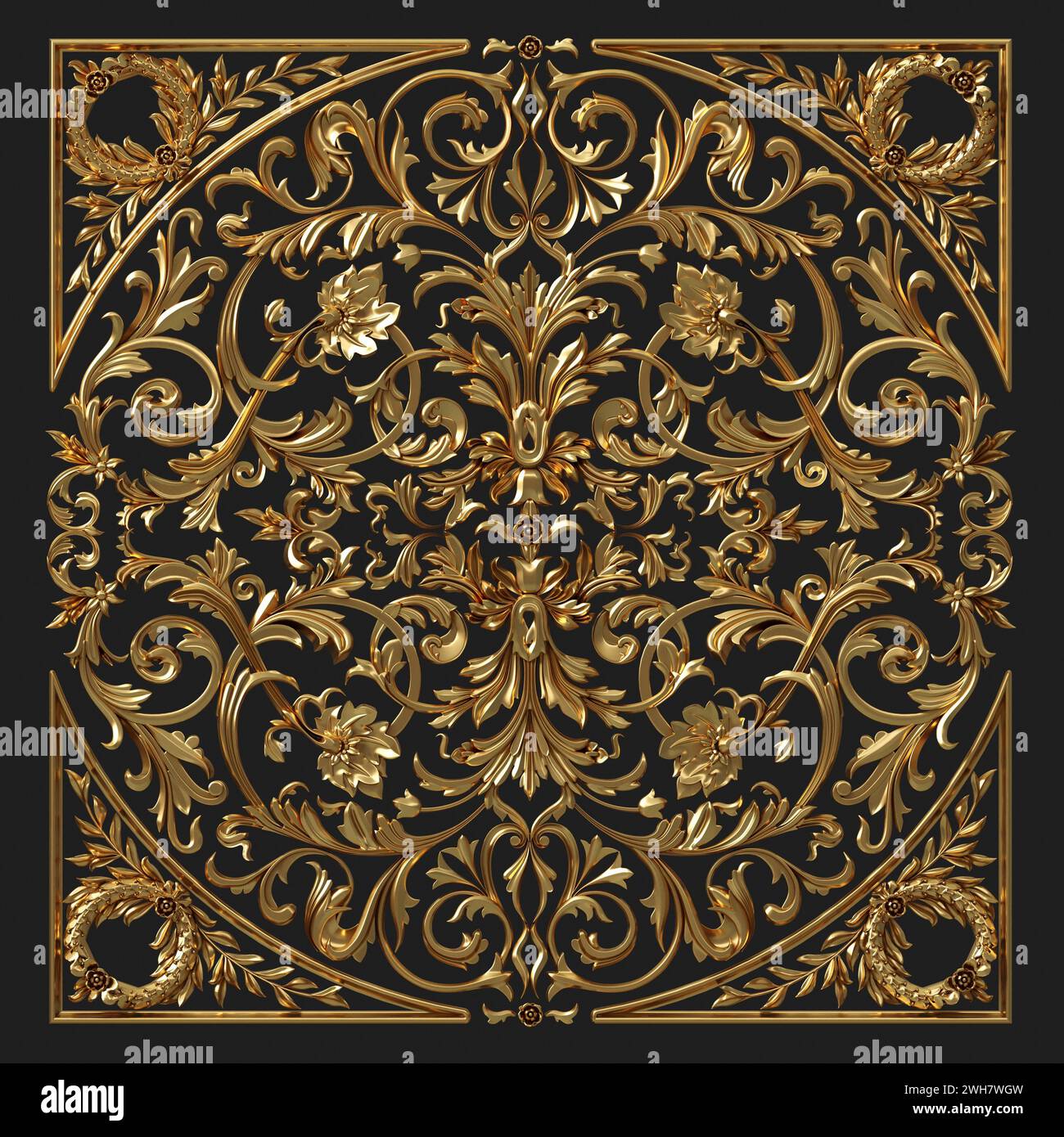 Baroque title hi-res stock photography and images - Alamy