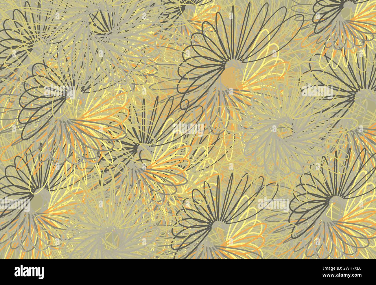 Natural floral textured background for textiles or fabrics. Faded ...