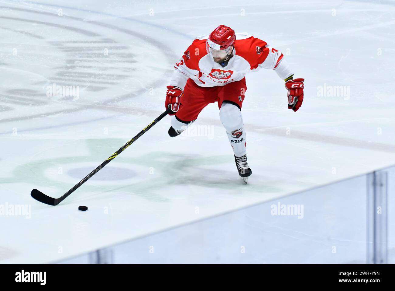 Sosnowiec, Poland. 08th Feb, 2024. Bartosz Ciura during the Men's ...